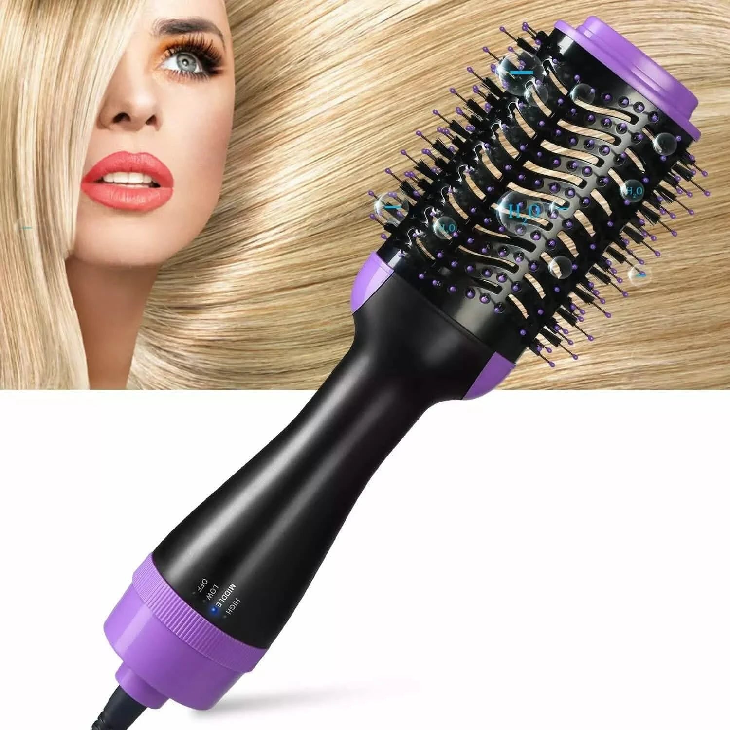 4-in-1 Negative Ion Hot Hair Dryer Brush, ASOGO One Step Hair Dryer