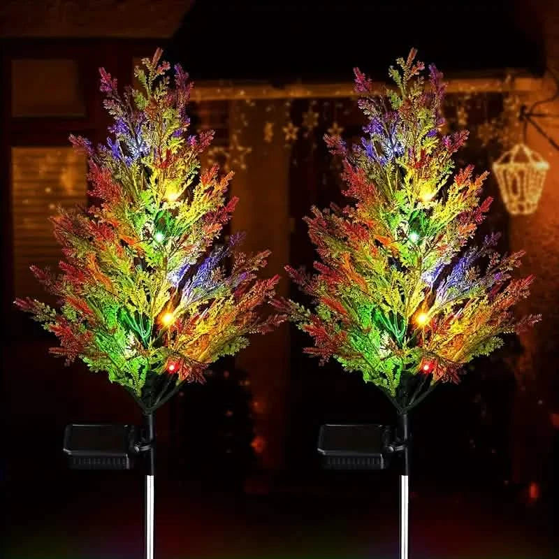 Christmas Solar Lawn Lamp, Garden Solar Light Tree