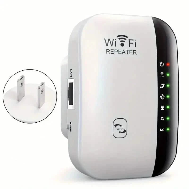 WiFi Repeater Plus Boosts WiFi Signal, Extends Internet Coverage, Cell