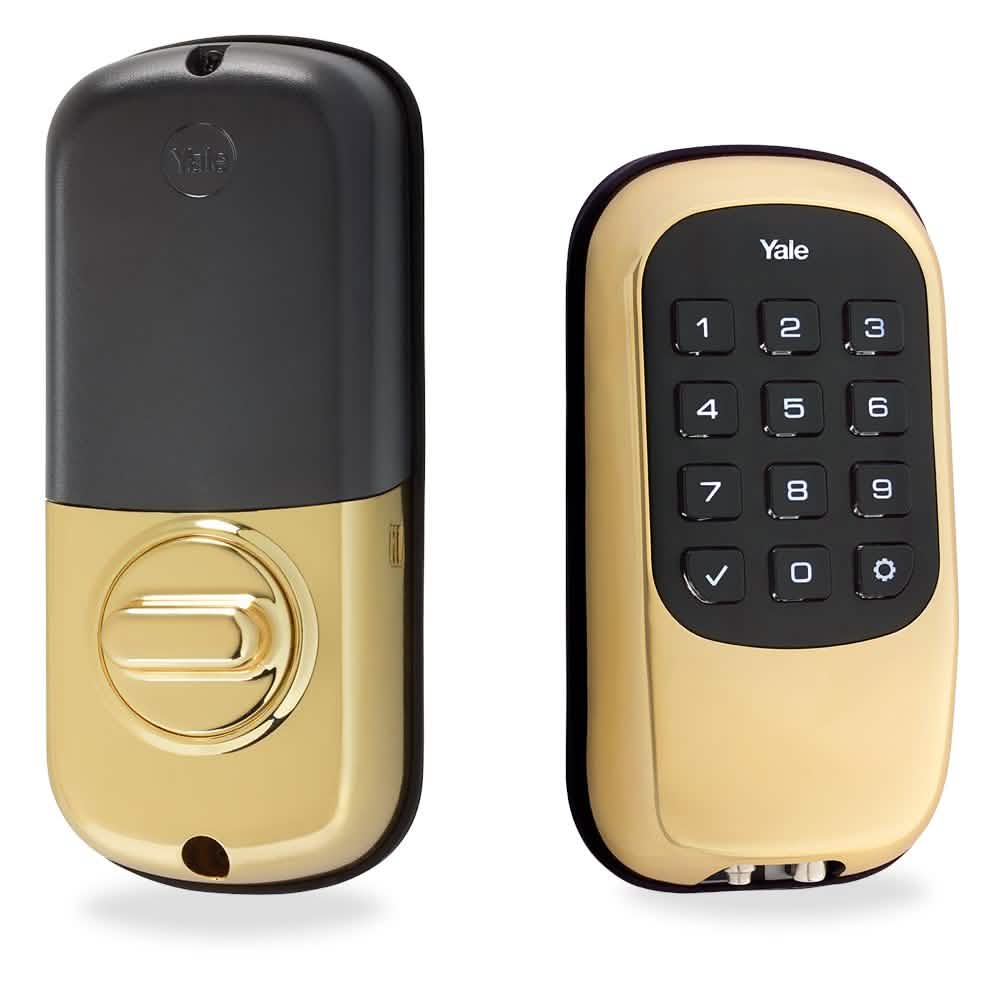 Yale YRD110ZW605 Push Button Deadbolt Lock B1L YRD110-ZW-US with Z-Wav