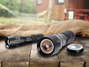 1600 Lumen Aluminum Alloy Tactical Flashlight with Zoom