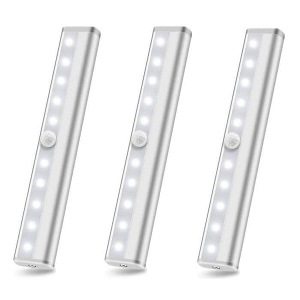 3-Pack: 10-LED Motion Sensor Stick on Light Bars | DailySale