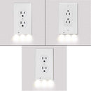 4-Pack: LED Night Light Outlet Cover - Assorted Styles