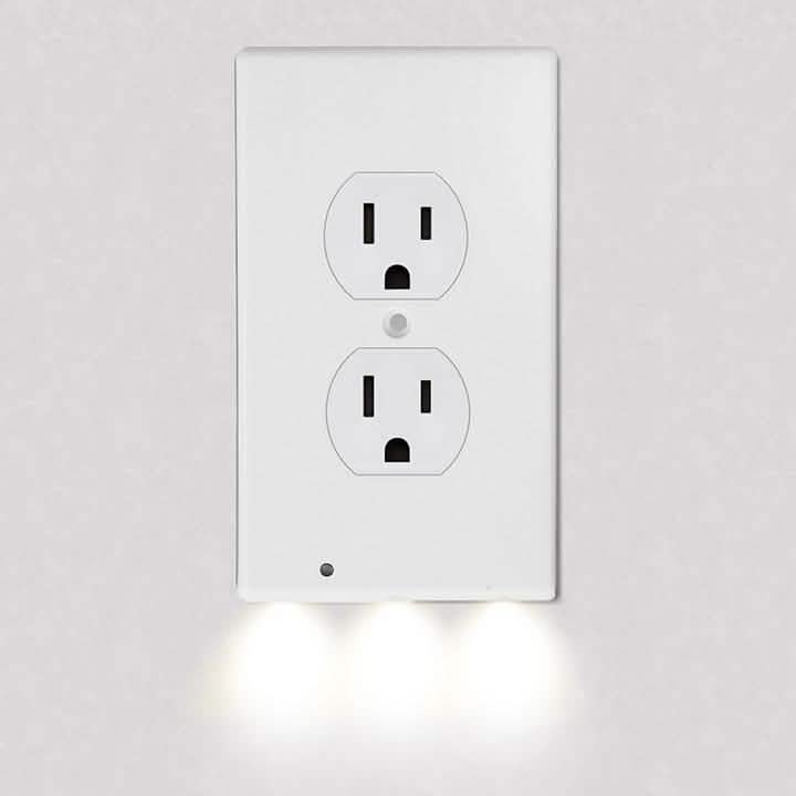 4-Pack: LED Night Light Outlet Cover - Assorted Styles