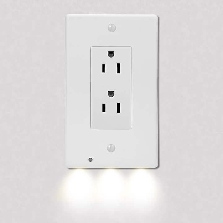 4-Pack: LED Night Light Outlet Cover - Assorted Styles