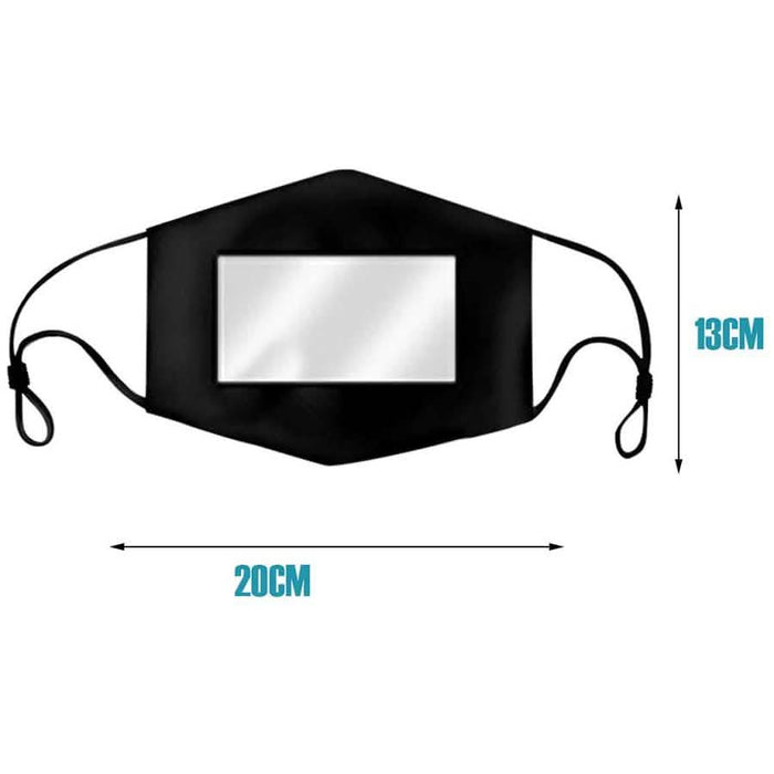 4-Pack: Smile Communicator Face Mask