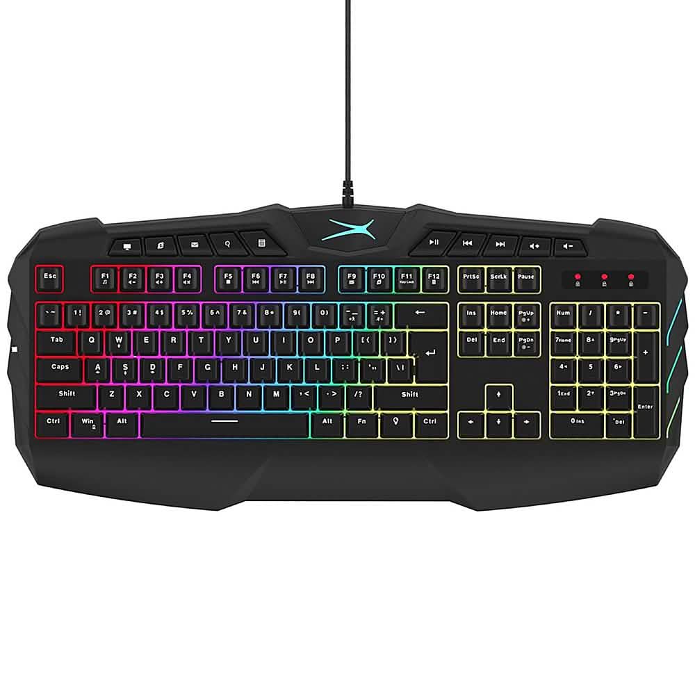 Altec Lansing - M180 Membrane RGB Gaming Keyboard - Multi-Color