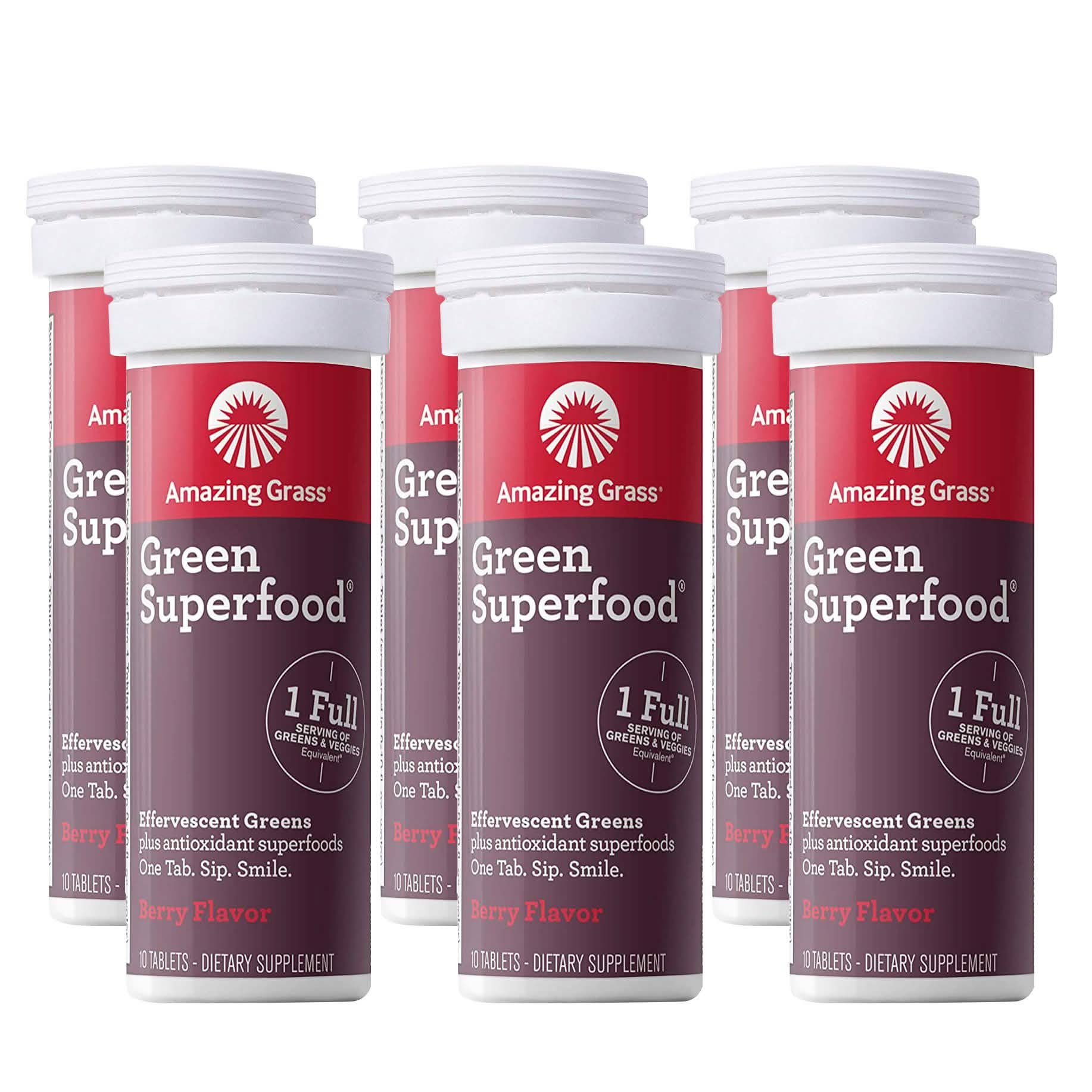 Amazing Grass Green Superfood Water Flavoring Tablet with Antioxidants