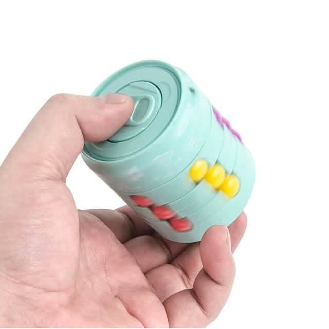 Coke Rubik's Cube Fingertip Rotating Roller Toy