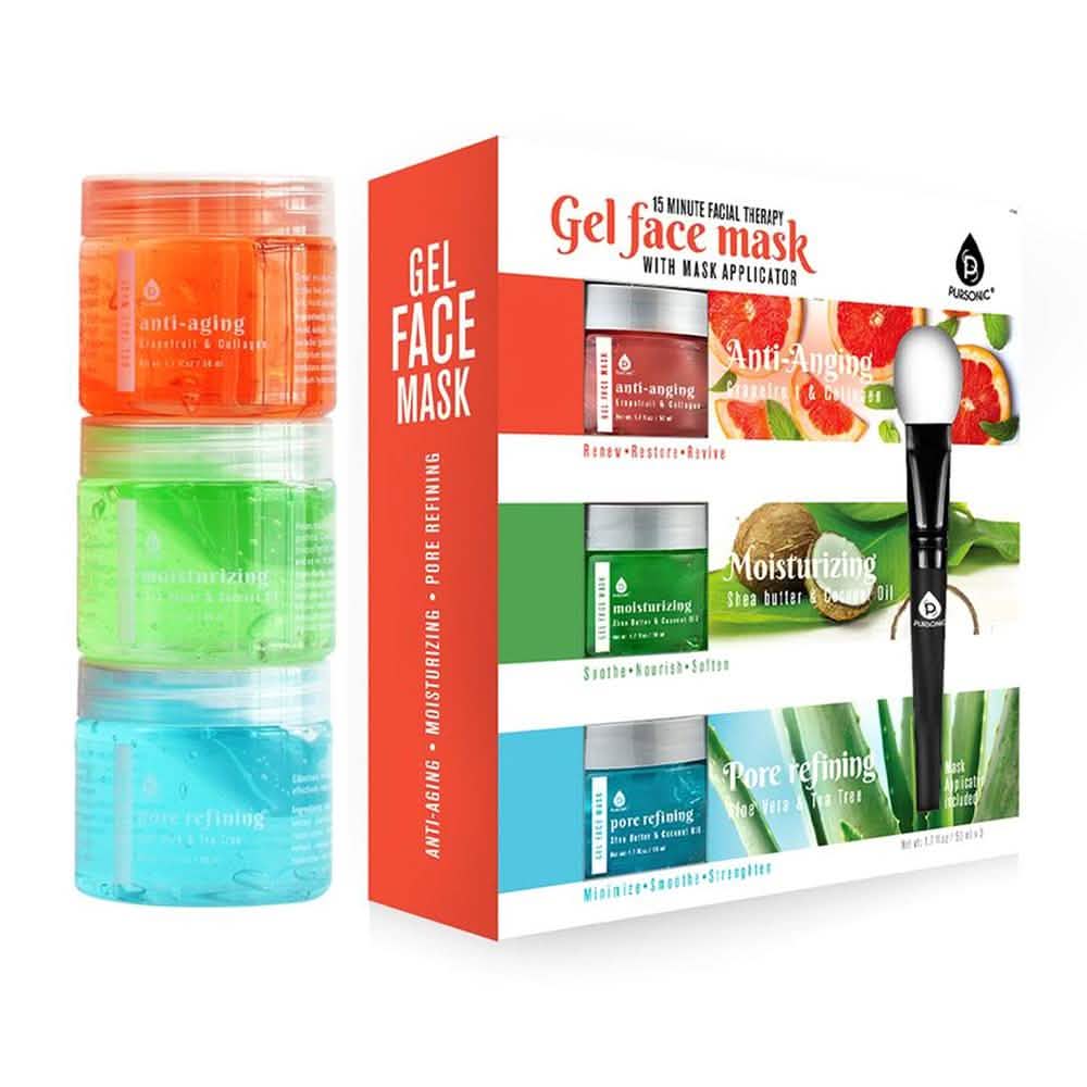 Pursonic 15-Minute Facial Therapy Gel Face Mask