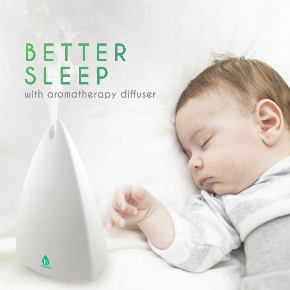 Pursonic Aroma Diffuser with Remote and 6-Pack Aromatherapy Oils