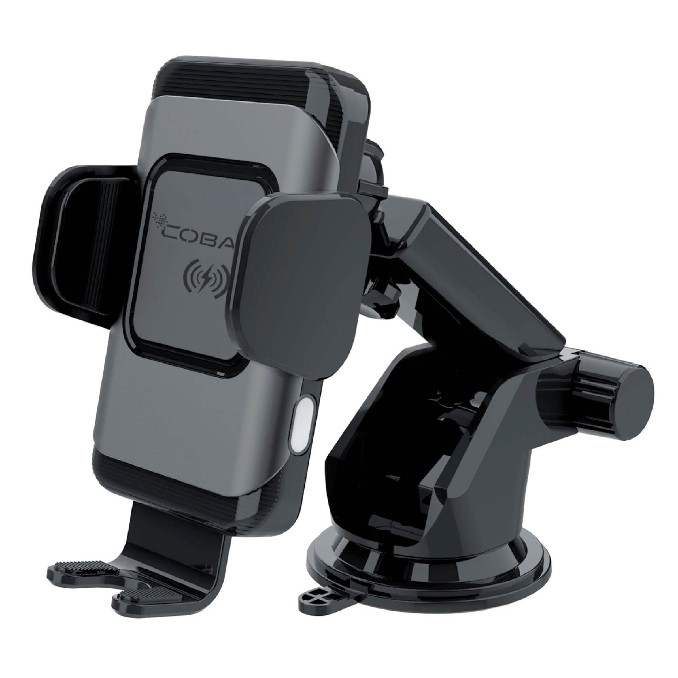 QI Certified Wireless Charging Windshield Dash Cradle Mount 10W with A