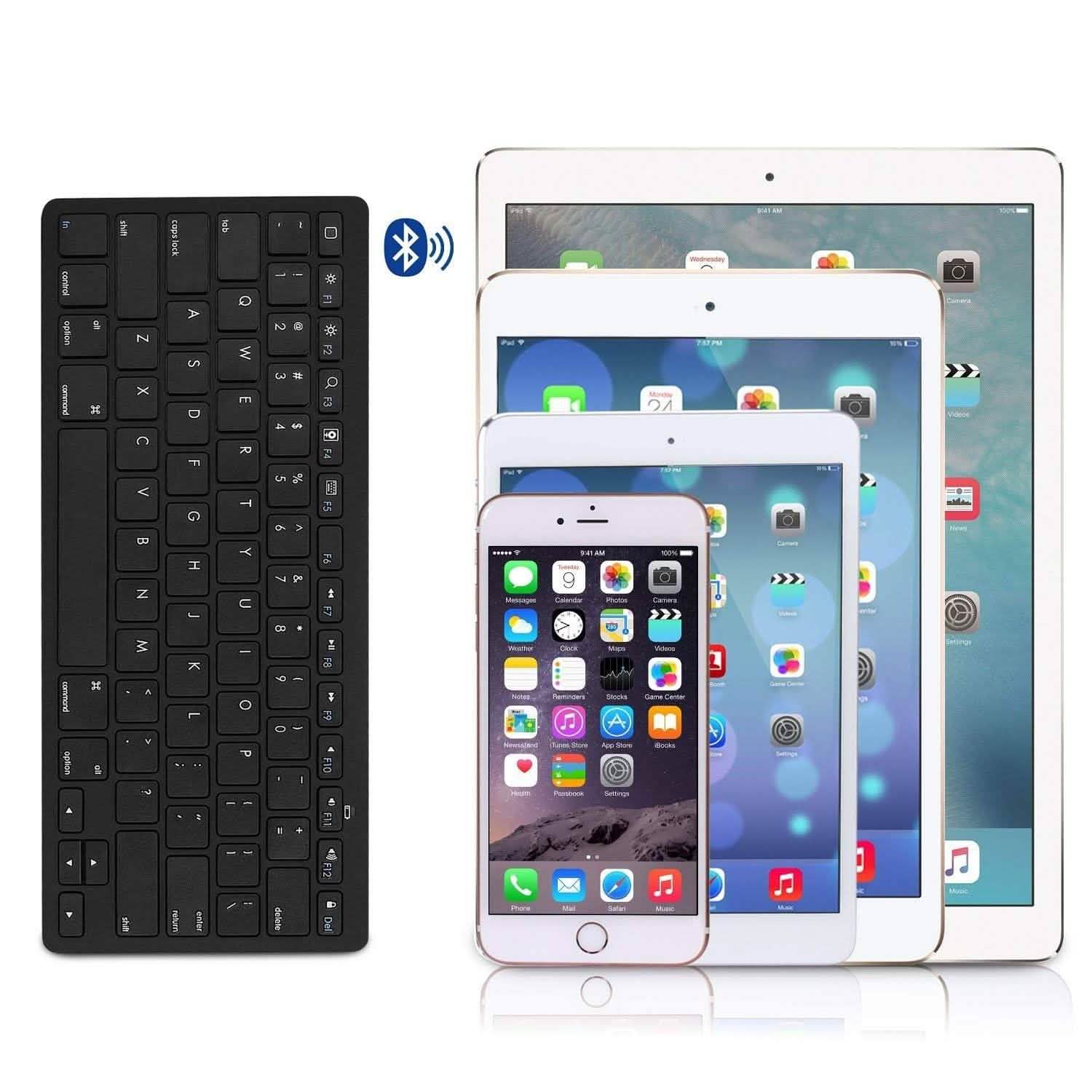 Ultra-Slim Bluetooth Keyboard - Assorted Colors