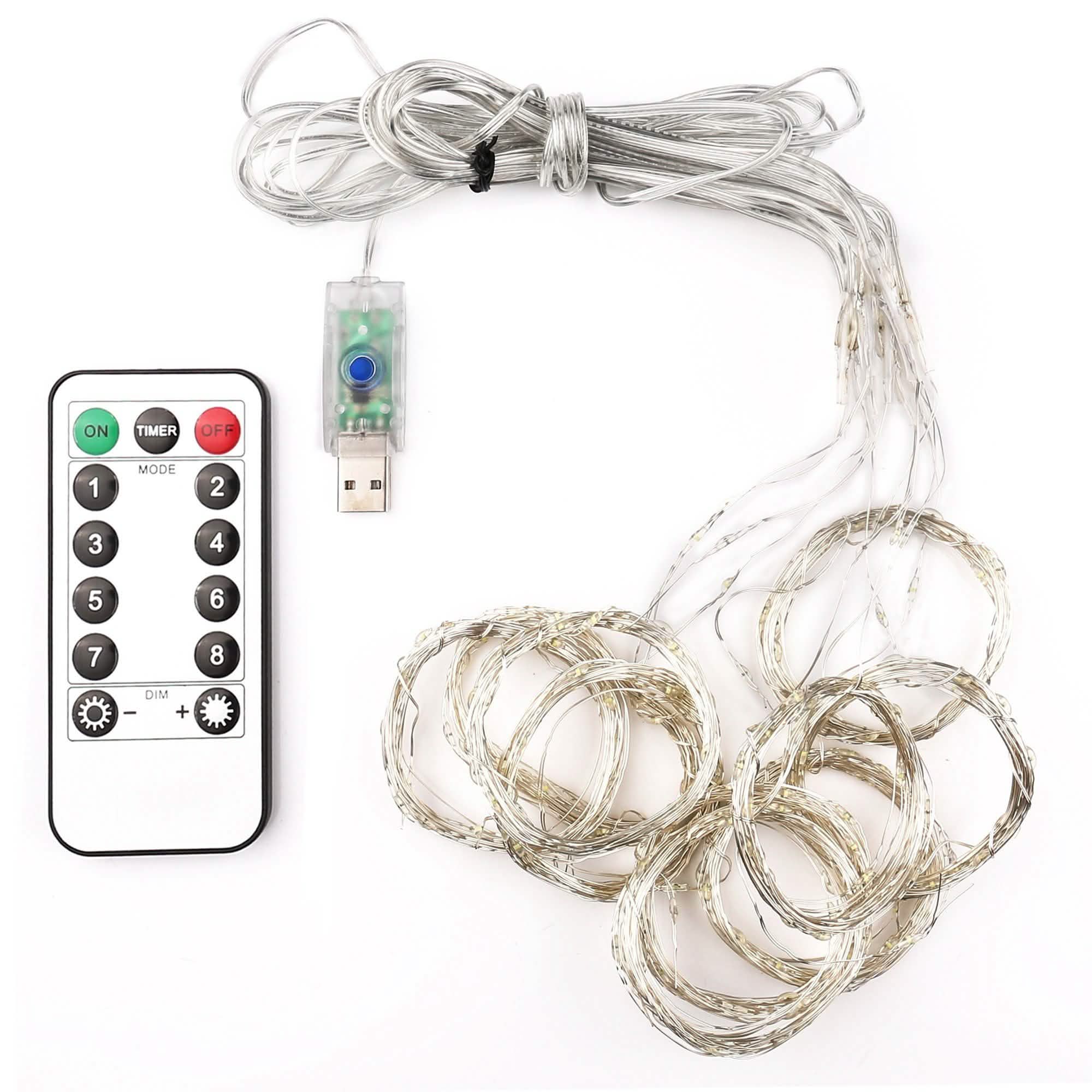 Warm White USB Remote Control 300LED String Lights | DailySale